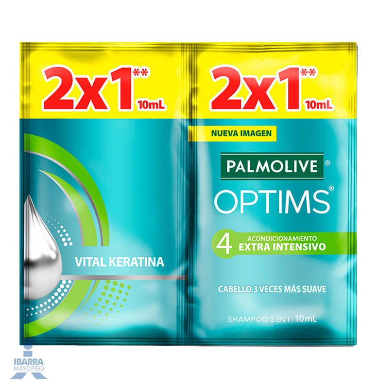 SHAMPOO PALMOLIVE OPTIMS EXTRA INTENSIVO 24/10 ML | Ibarra Mayoreo