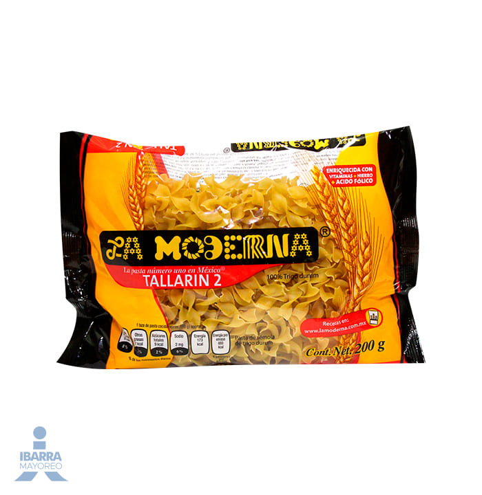 pasta la moderna tallarin no 2 200 g | Ibarra Mayoreo