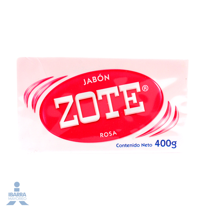 jabon zote rosa 400 g | Ibarra Mayoreo