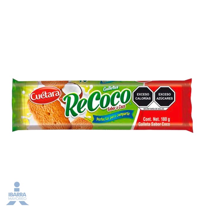 galletas cuetara recoco 180 g | Ibarra Mayoreo