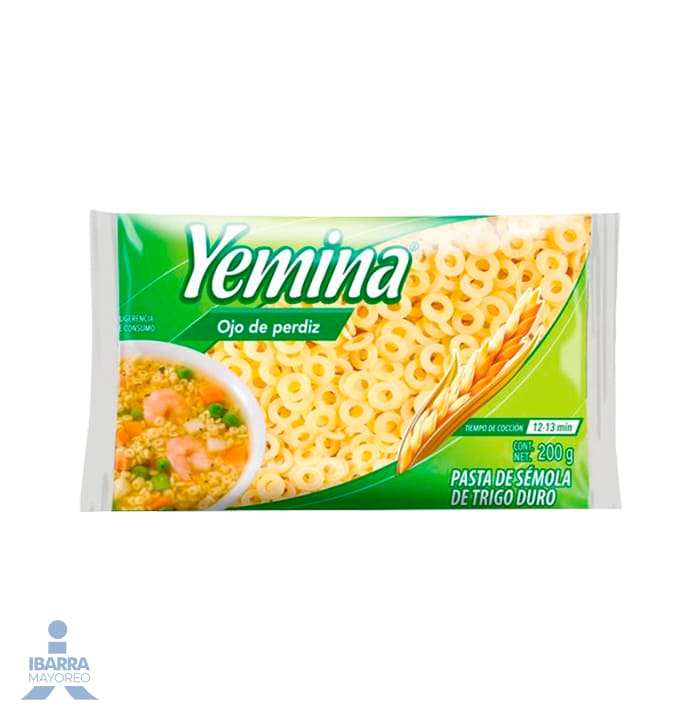 pasta yemina ojo de perdiz 200 g | Ibarra Mayoreo