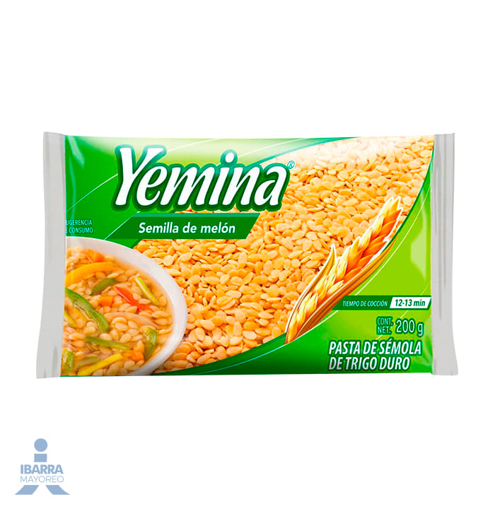 pasta yemina semilla de melon 200 g | Ibarra Mayoreo