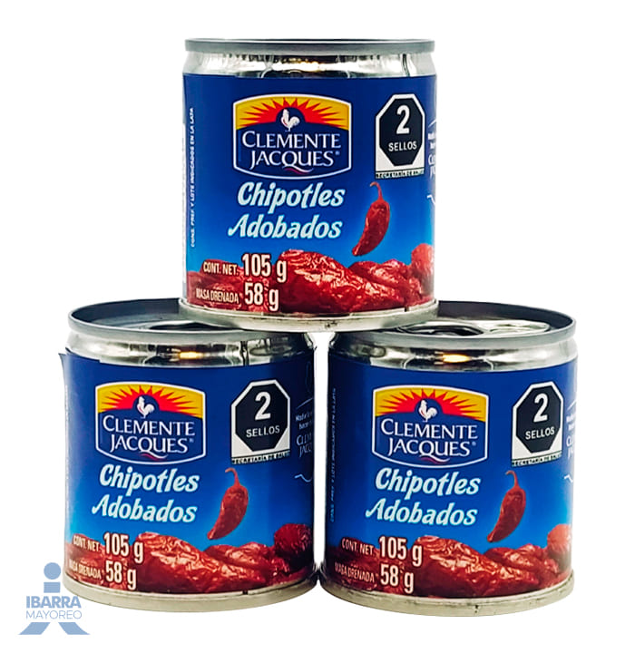 chiles chipotle clemente jacques 105 g | Ibarra Mayoreo
