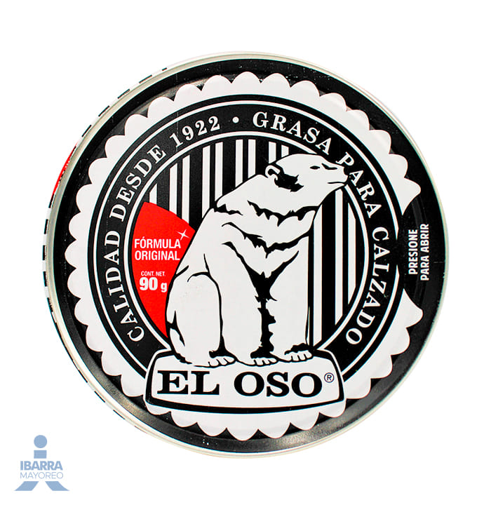 grasa el oso negra 90 g | Ibarra Mayoreo