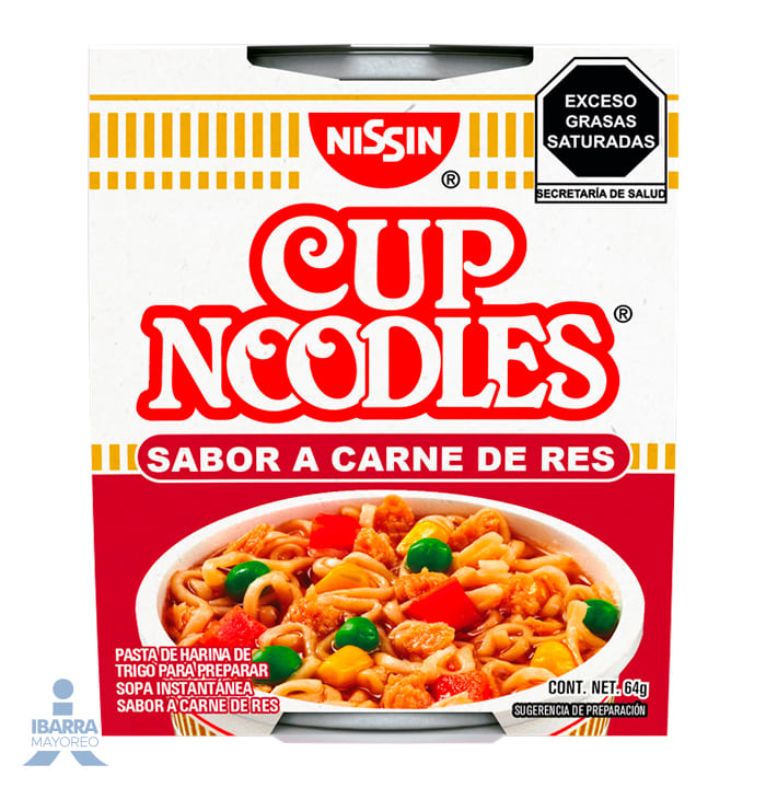 sopa nissin res 64 g | Ibarra Mayoreo