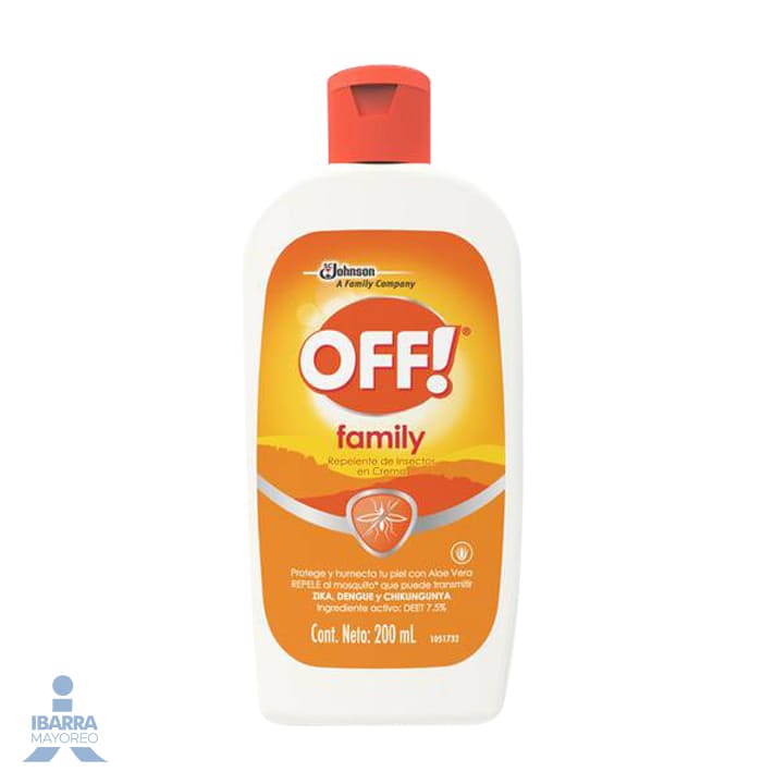 REPELENTE OFF CREMA 190 ML | Ibarra Mayoreo