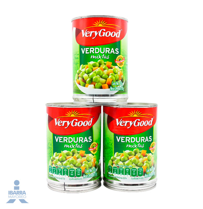 vegetales mixtos very good 430 g | Ibarra Mayoreo