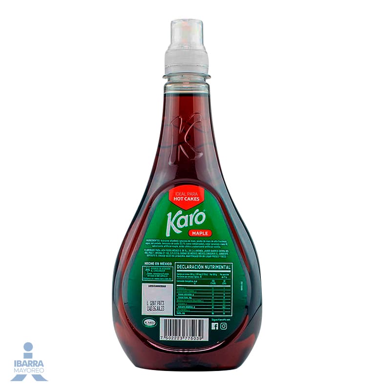 MIEL KARO MAPLE 500 ML | Ibarra Mayoreo