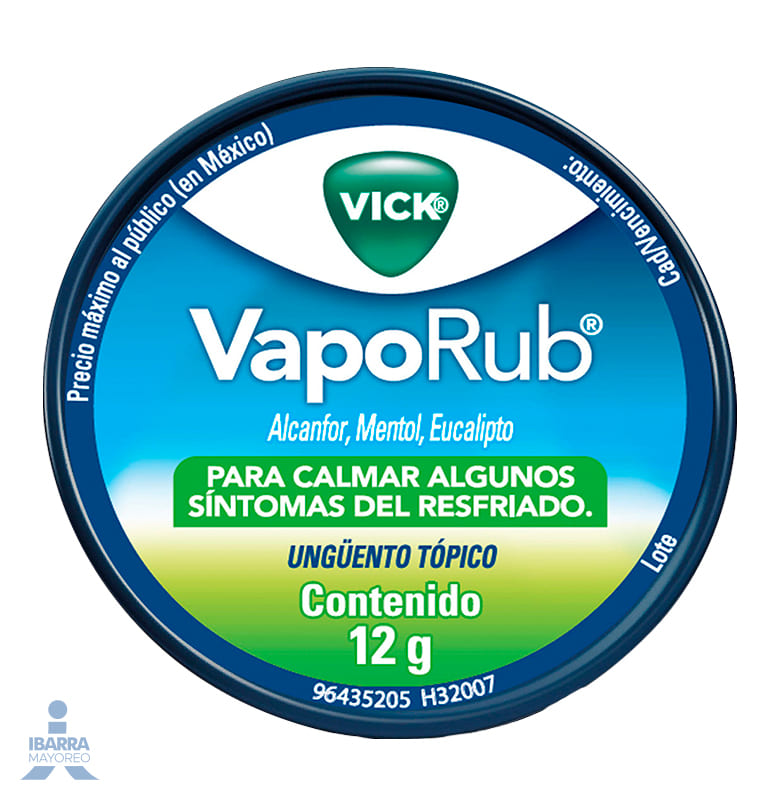 VICK VAPORUB 30/12 LATITAS | Ibarra Mayoreo