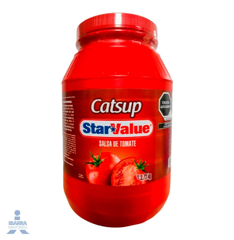salsa catsup star value 3 72 kg | Ibarra Mayoreo