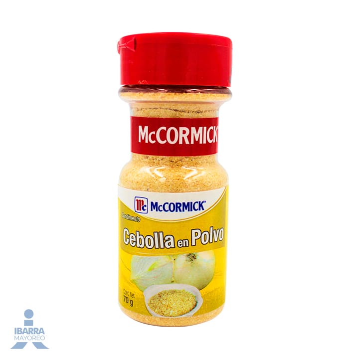 especia cebolla en polvo mc cormick 70 gr | Ibarra Mayoreo