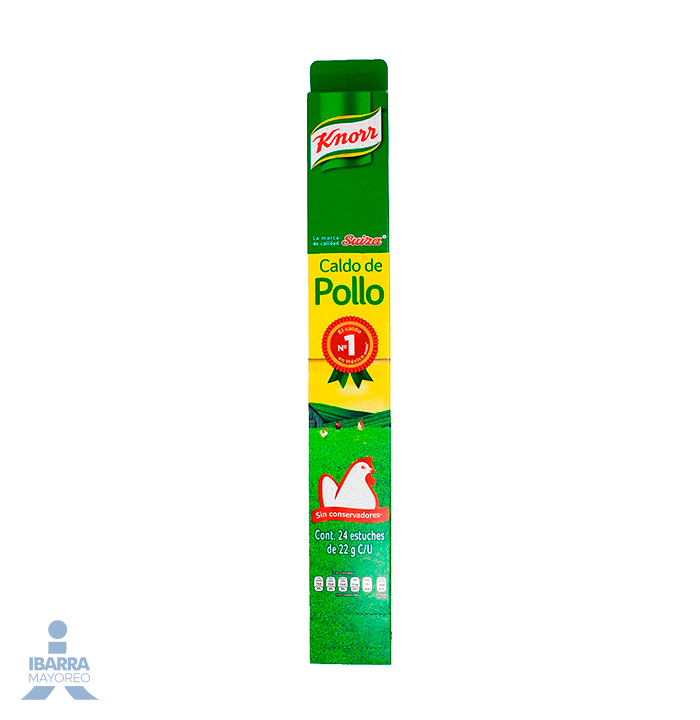 knorr suiza exhibidor 24 pzas | Ibarra Mayoreo