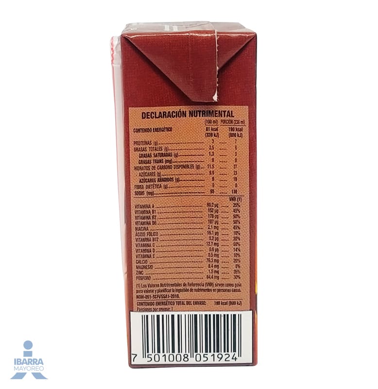 bebida kelloggs choco melvin 236 ml | Ibarra Mayoreo