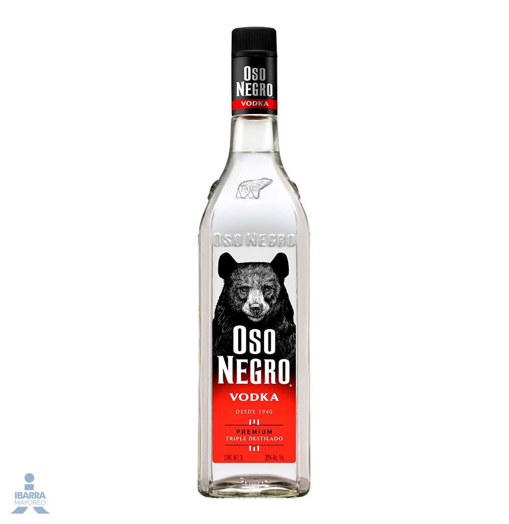 vodka oso negro 1 l | Ibarra Mayoreo