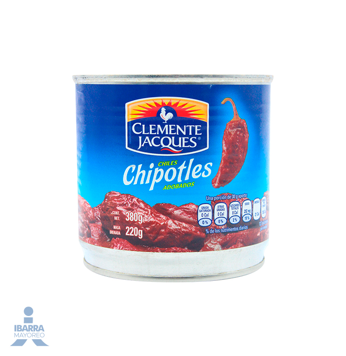 chiles chipotle clemente jacques 350 g | Ibarra Mayoreo