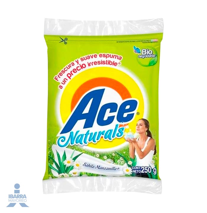 Detergente Ace Naturals 250 Gr.