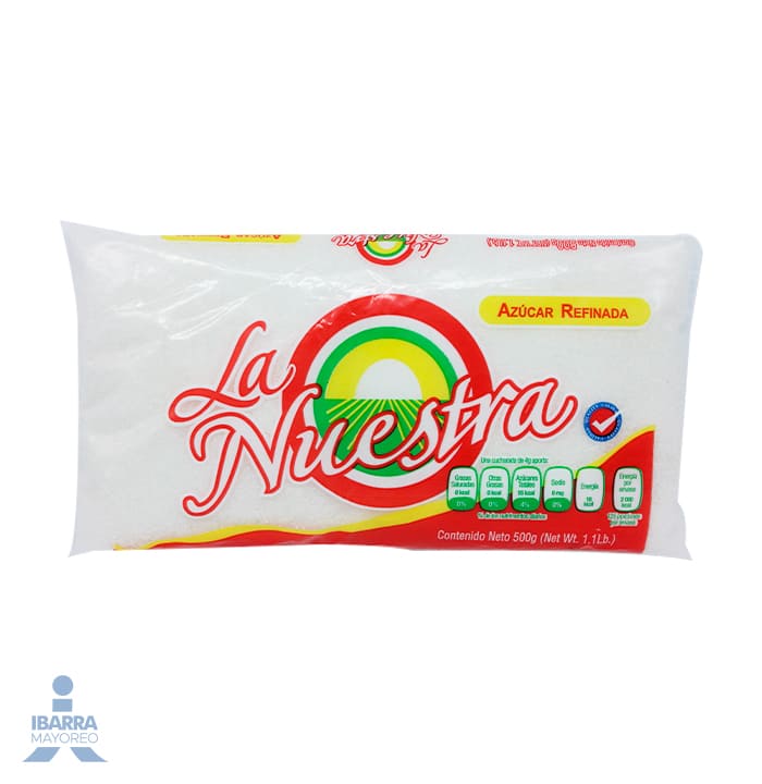 azucar refinada la nuestra 500 g | Ibarra Mayoreo