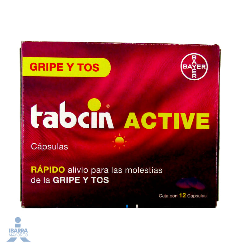 tabcin active tabletas 12 pzas | Ibarra Mayoreo