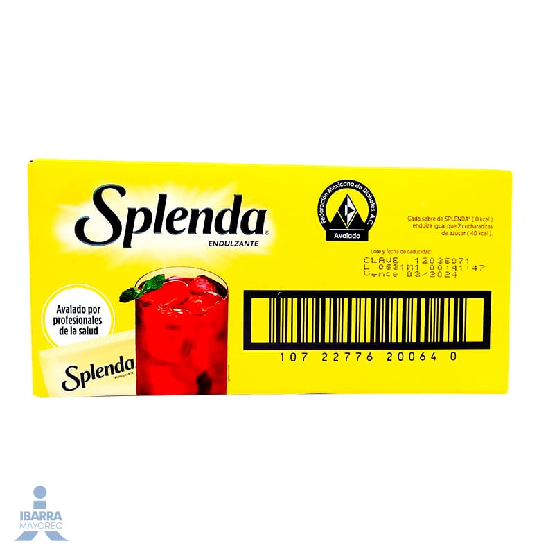 sustituto de azucar splenda 700 pzas | Ibarra Mayoreo
