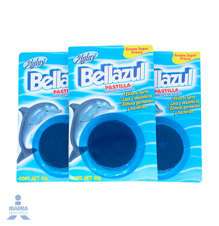 pastilla sanitaria bella azul 50 g | Ibarra Mayoreo
