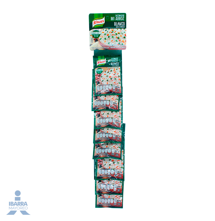knorr sazonador mi arroz blanco 10/12 g | Ibarra Mayoreo