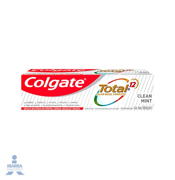 crema dental colgate total 100 ml | Ibarra Mayoreo