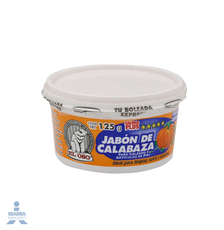 jabon de calabaza el oso 125 g | Ibarra Mayoreo