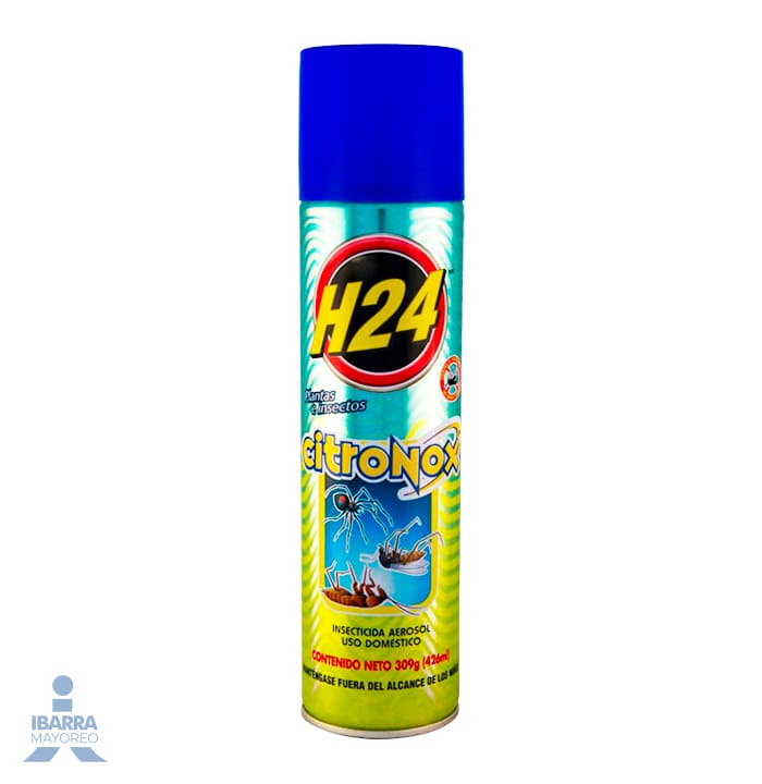 insecticida h24 citronox aerosol 309 ml | Ibarra Mayoreo