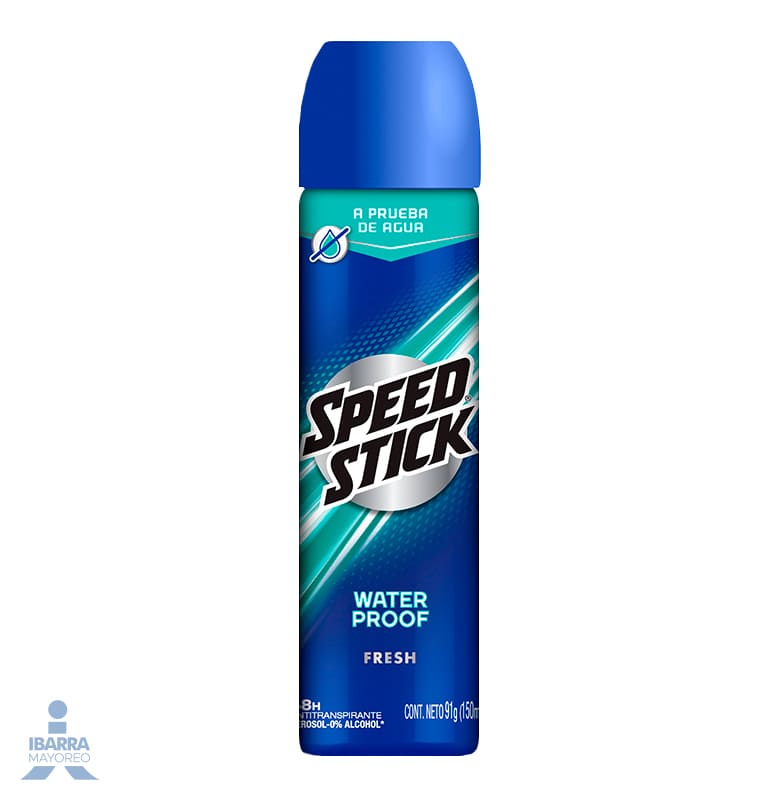 desodorante speed stick waterproof aerosol 91 g | Ibarra Mayoreo