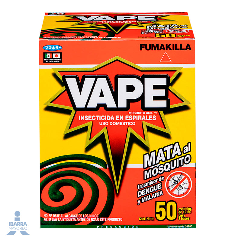 insecticida vape espiral 50 pzas | Ibarra Mayoreo