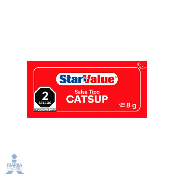 salsa catsup star value 200/8 g | Ibarra Mayoreo