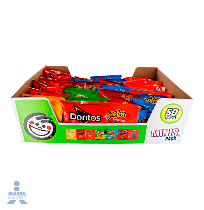 sabritas minis 50 pzas | Ibarra Mayoreo