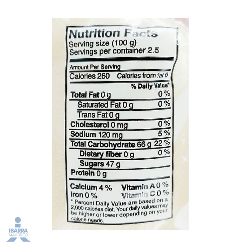 glit aris natural 250 g | Ibarra Mayoreo