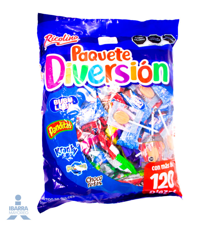 paquete ricolino diversion 1 5 kg | Ibarra Mayoreo