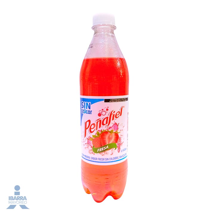 refresco penafiel fresa sin azucar 600 ml | Ibarra Mayoreo