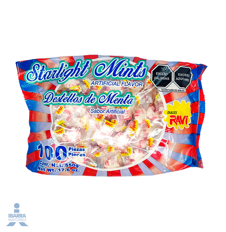 dulce ravi menta 100 pzas | Ibarra Mayoreo