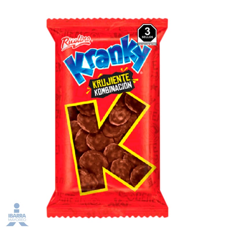 hojuelas de maiz cubierta de chocolate kranky ricolino 25/15 g | Ibarra ...