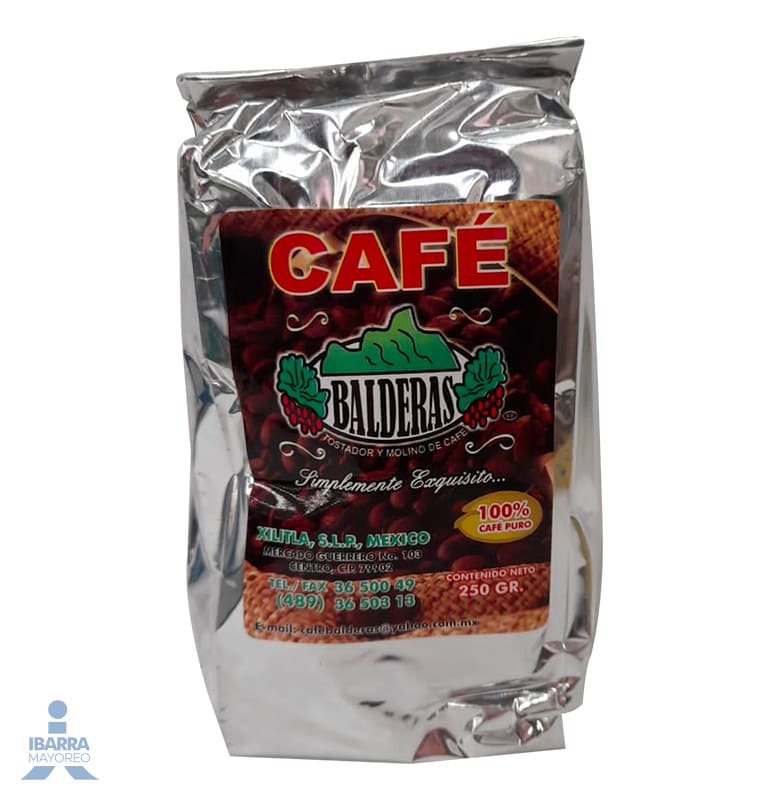 cafe balderas 250 g | Ibarra Mayoreo