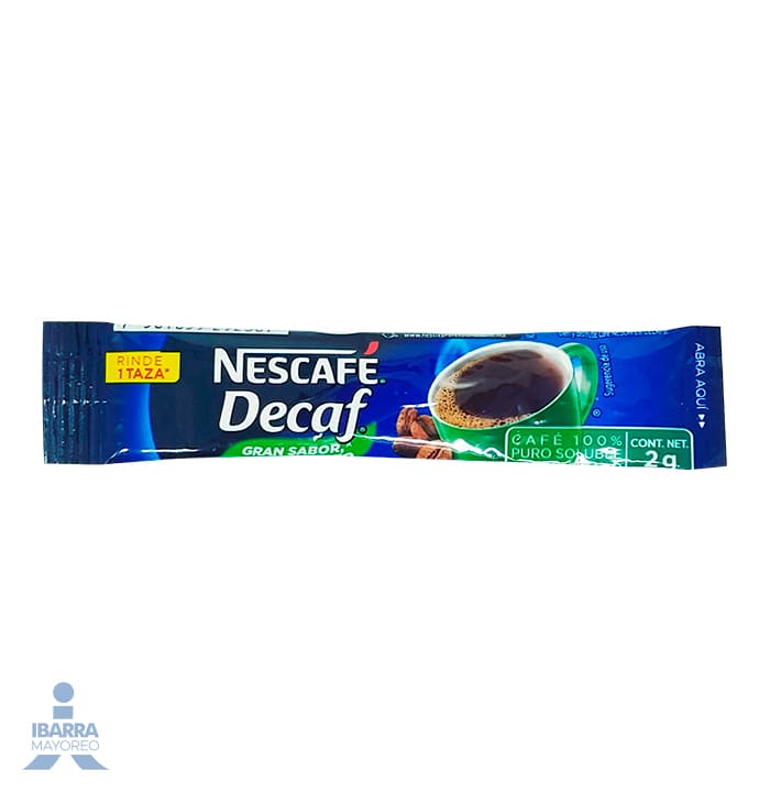 cafe nescafe decaf 50/2 g | Ibarra Mayoreo