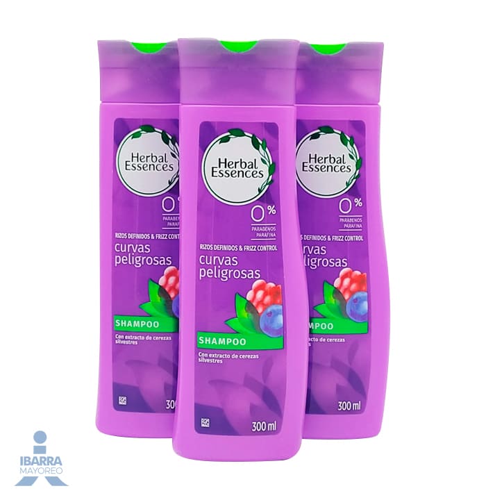 shampoo herbal essences curva peligrosa 300 ml | Ibarra Mayoreo