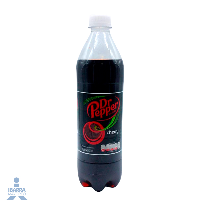 refresco dr pepper cherry 600 ml | Ibarra Mayoreo