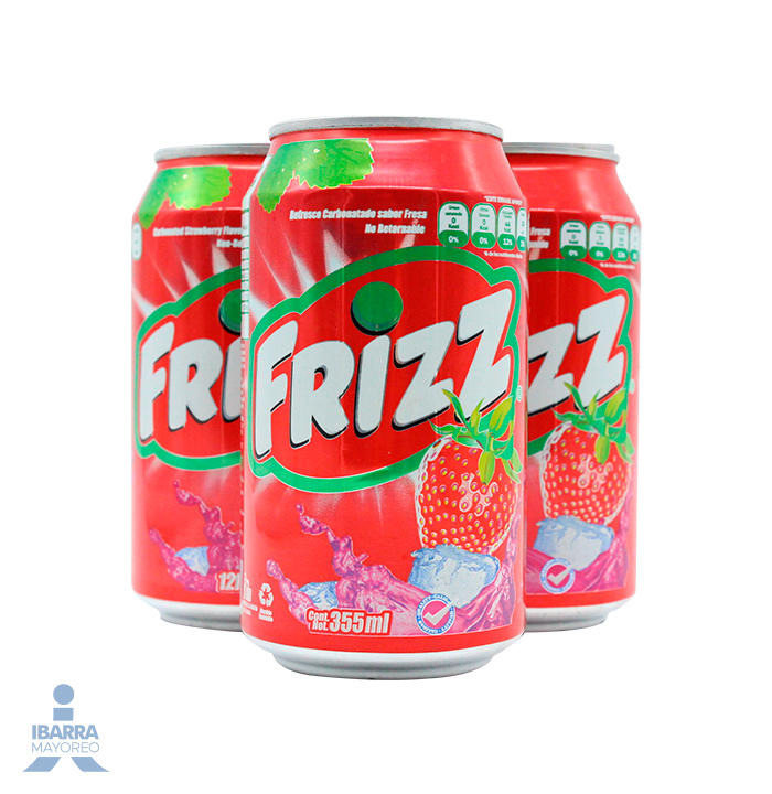 REFRESCO FRIZZ FRESA LATA 355 ML | Ibarra Mayoreo