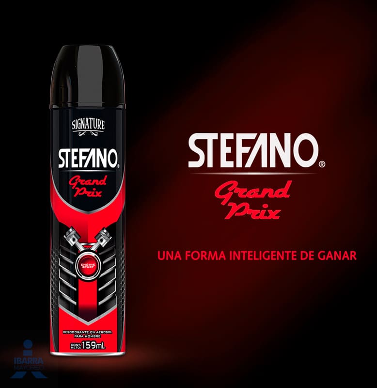 desodorante stefano grand prix aerosol 113 g | Ibarra Mayoreo