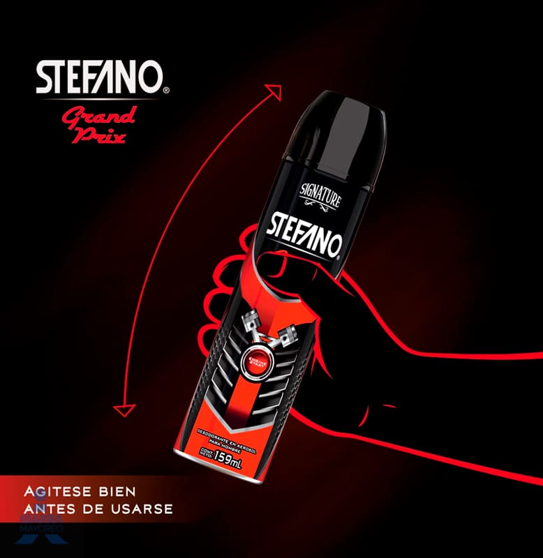 desodorante stefano grand prix aerosol 113 g | Ibarra Mayoreo