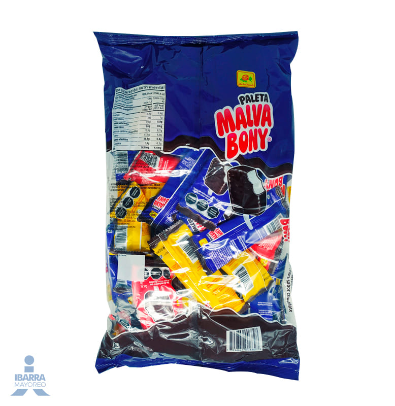 paleta de la rosa malva bony 40 pzas | Ibarra Mayoreo