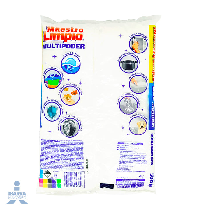 detergente multiusos maestro limpio multipoder 500 g | Ibarra Mayoreo