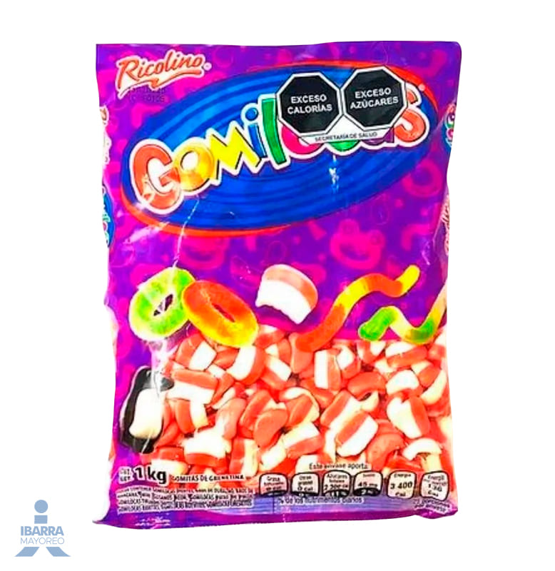 gomitas ricolino dientes 1 kg | Ibarra Mayoreo