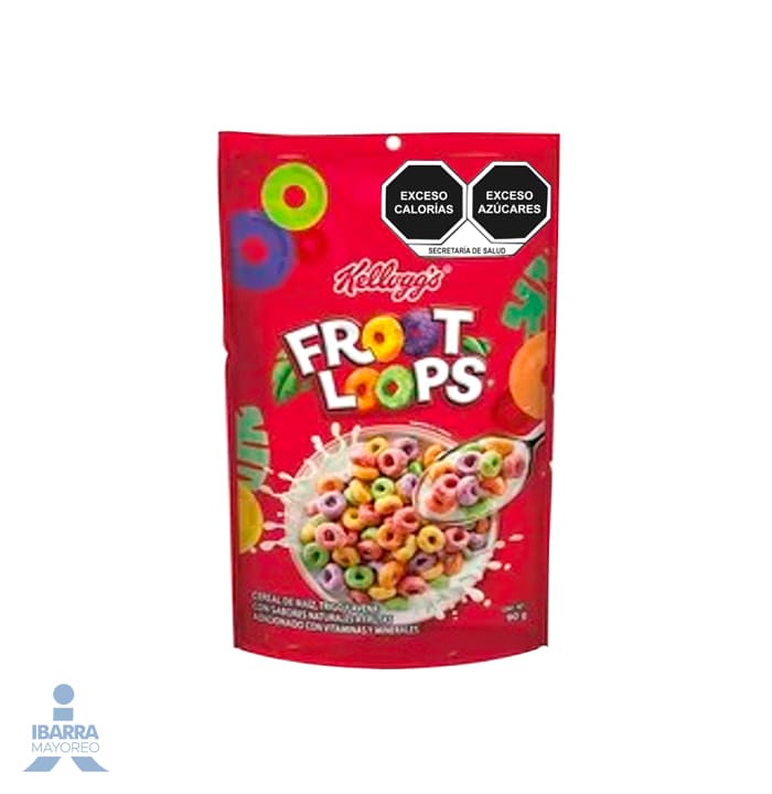 cereal kelloggs froot loops 90 g | Ibarra Mayoreo