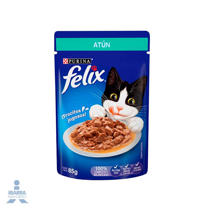 alimento purina felix atun 85 g | Ibarra Mayoreo