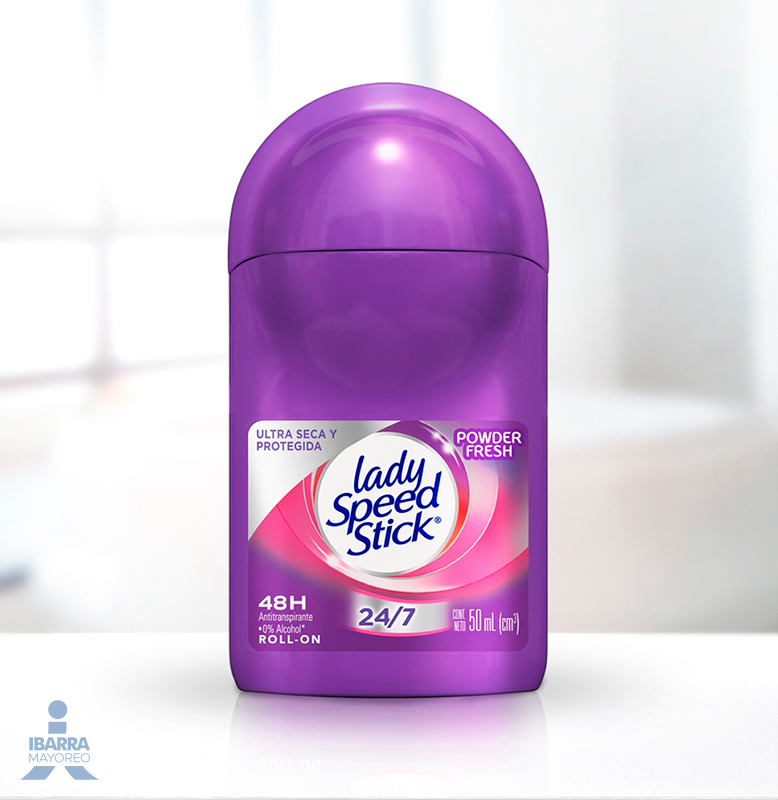 desodorante lady speed stick powder fresh roll on 50 ml | Ibarra Mayoreo